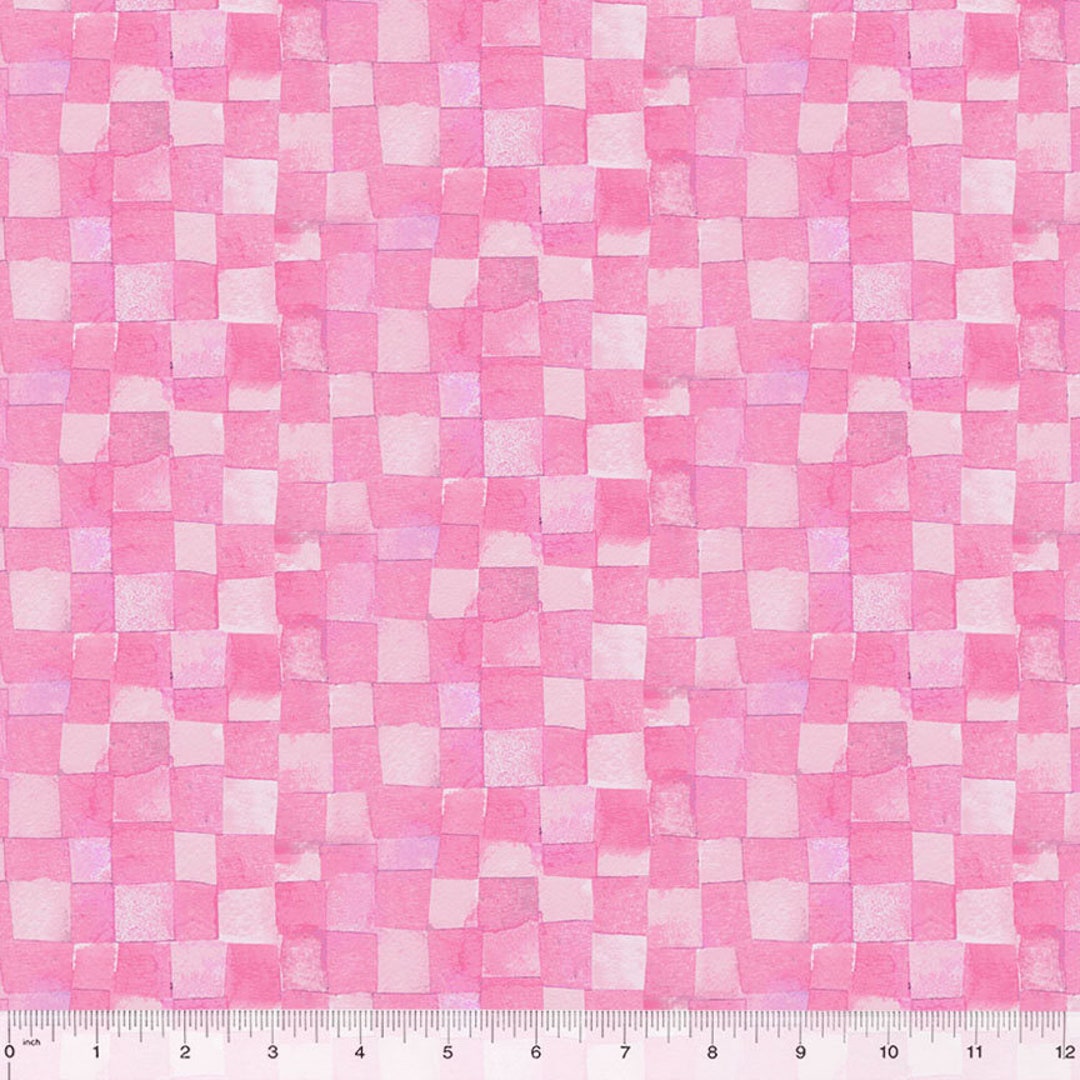 Checkerboard, Basics, Pink, Connections, 53723D-10 Sold by HALF YARD ...