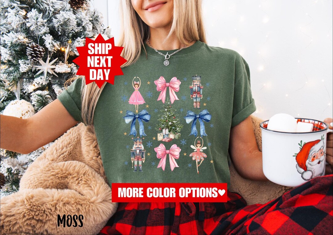 Comfort Colors® Nutcracker Coquette Sweatshirt, Nutcracker Shirt, Lets ...
