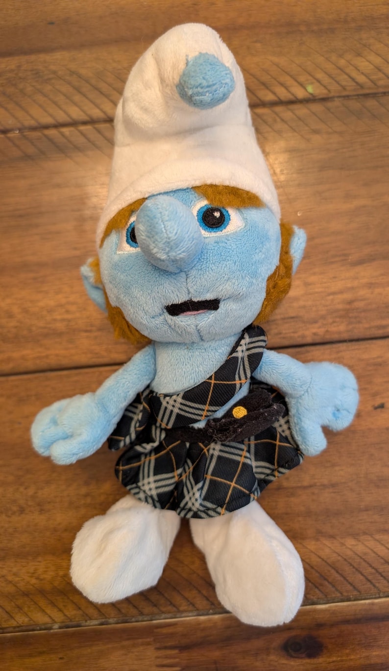 Vintage Smurfs Movie Plush Set – Papa Smurf, Gutsy & Smurfette ...