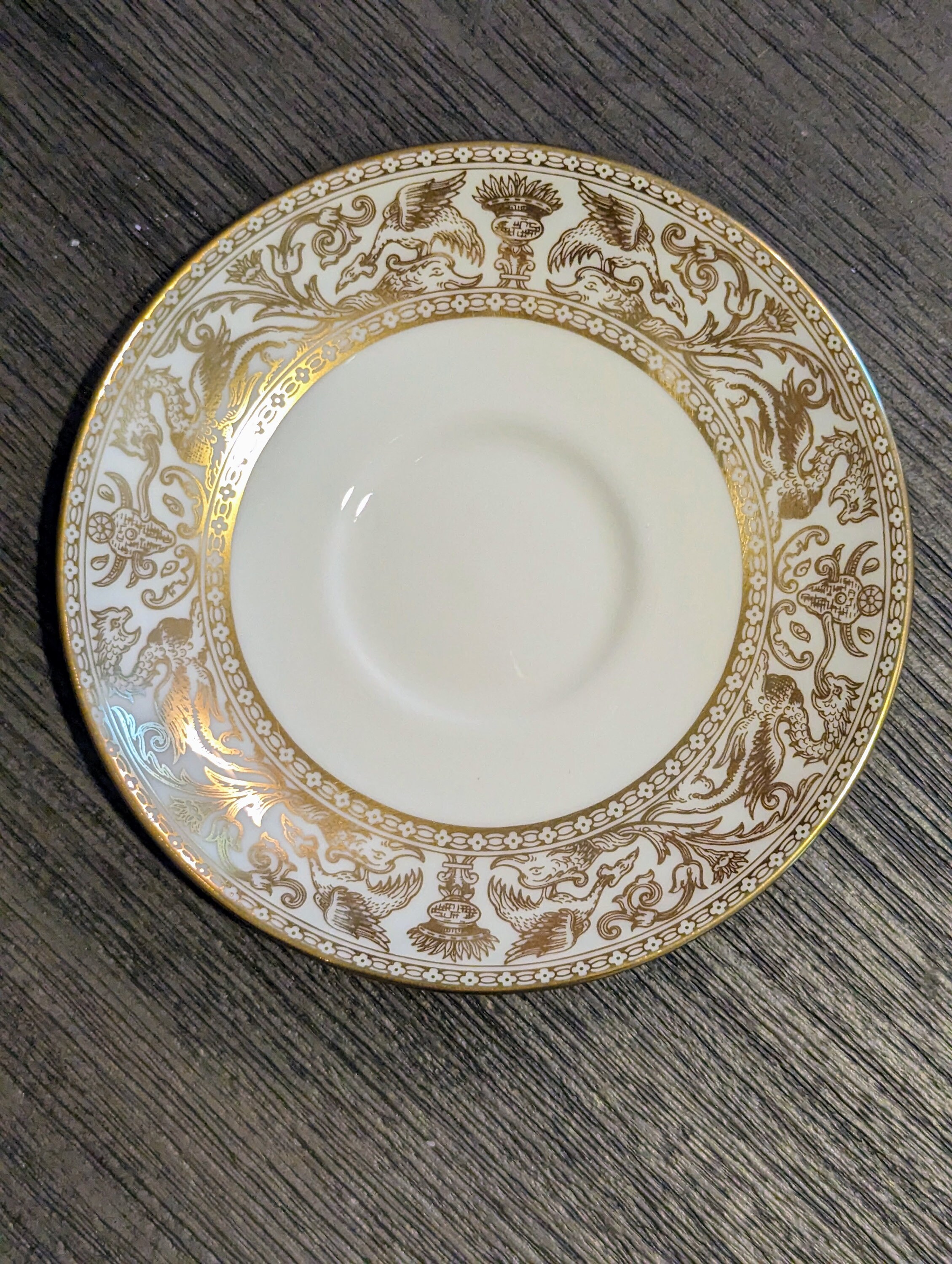Vintage Wedgewood Bone China Florentine Patter With Gold - Etsy