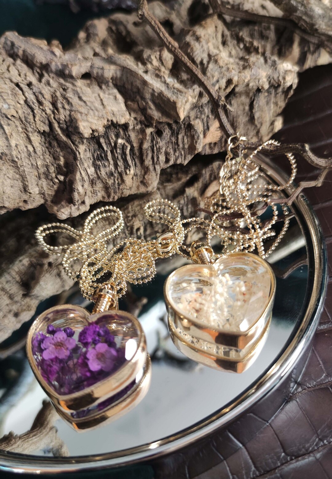 Spring Treasure Necklace the Heart of Persephone - Etsy