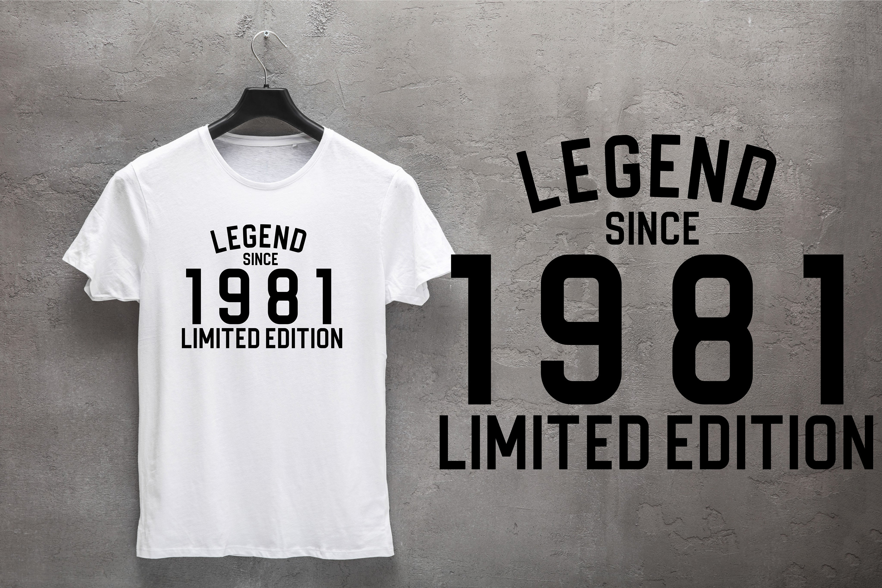 Legend Since 1981 T-shirt - 40th Birthday Gift - Etsy UK