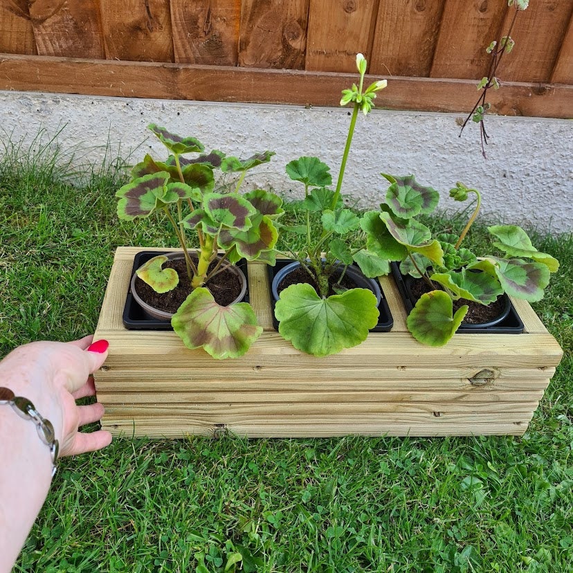 Handmade Miniature 3 Pot Planter Decking Planter - Etsy