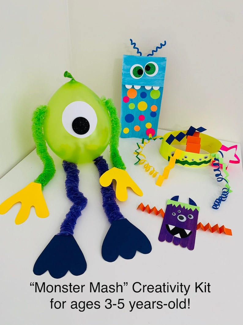 Miss Beth's Creativity Kits Monster Mash Kids DIY Craft | Etsy