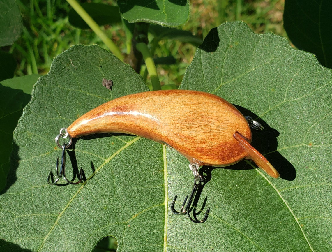 Handmade Wooden Fishing Lure - Etsy