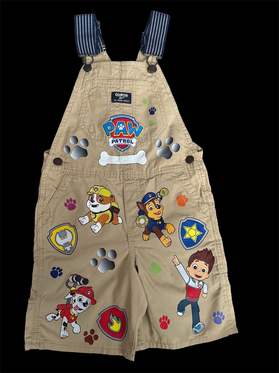 Custom Paw Patrol Overalls - Etsy