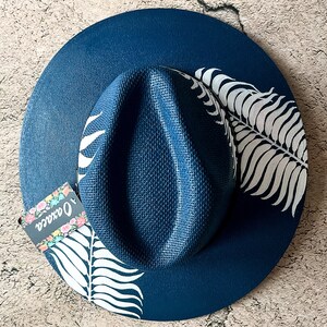 Mexican Palm Hat Hand Painted Hat Colorful Hat Panama Straw - Etsy