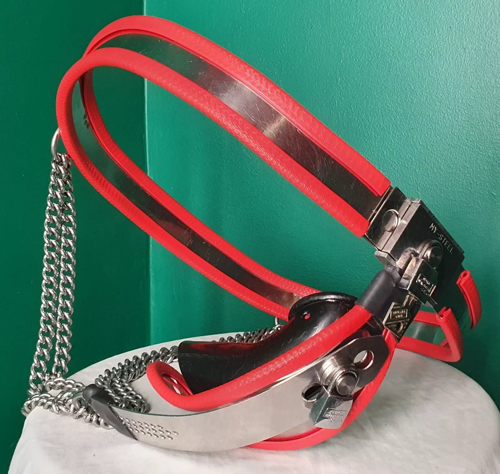 Mysteel Male Stainless Steel Chastity Belt 36 to 39 Inch Waist - Etsy