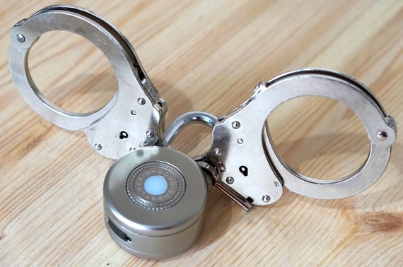 Alcyon Time Controlled Release Stainless Steel Handcuffs - Etsy