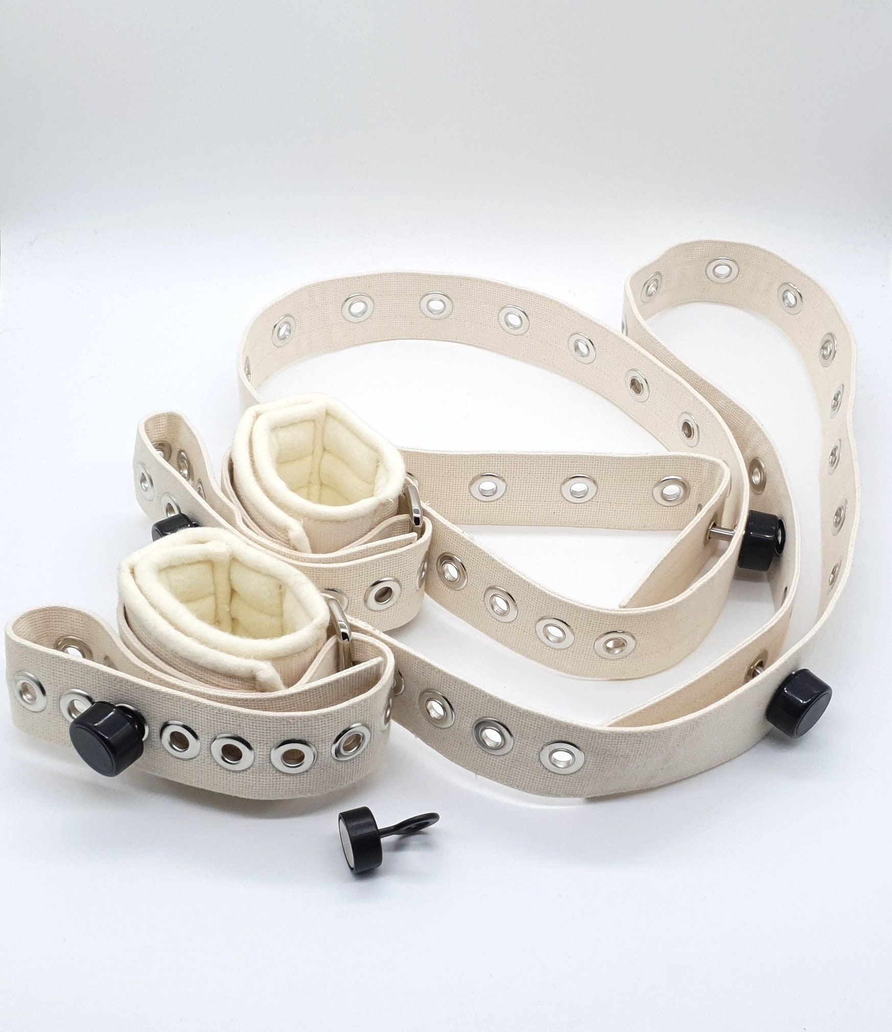 Beige Ankle/foot Restraints Bondage Slave Padded BDSM Segufix Pair ...