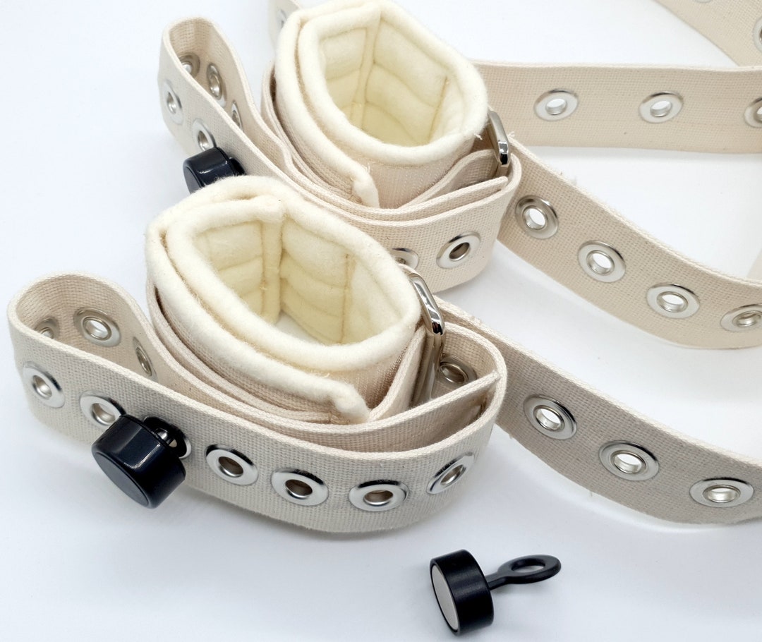 Beige Ankle/foot Restraints Bondage Slave Padded BDSM Segufix Pair ...