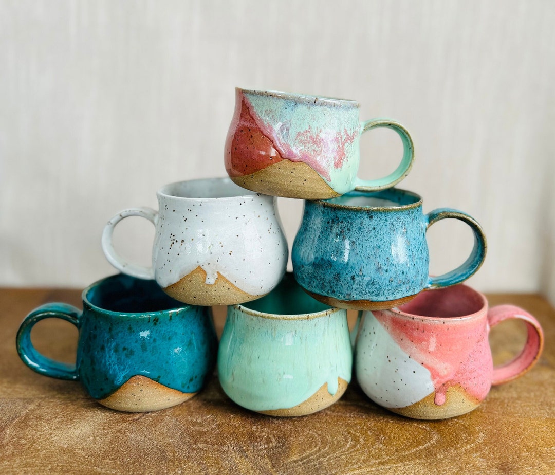 Ceramic Espresso Mug, Tiny Coffee Cup, Mini Pottery Mug - Etsy