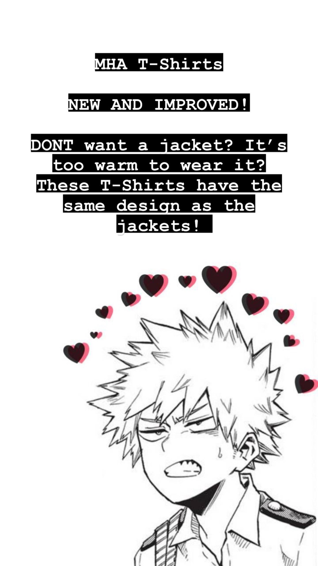 MHA Jacket T-shirts - Etsy