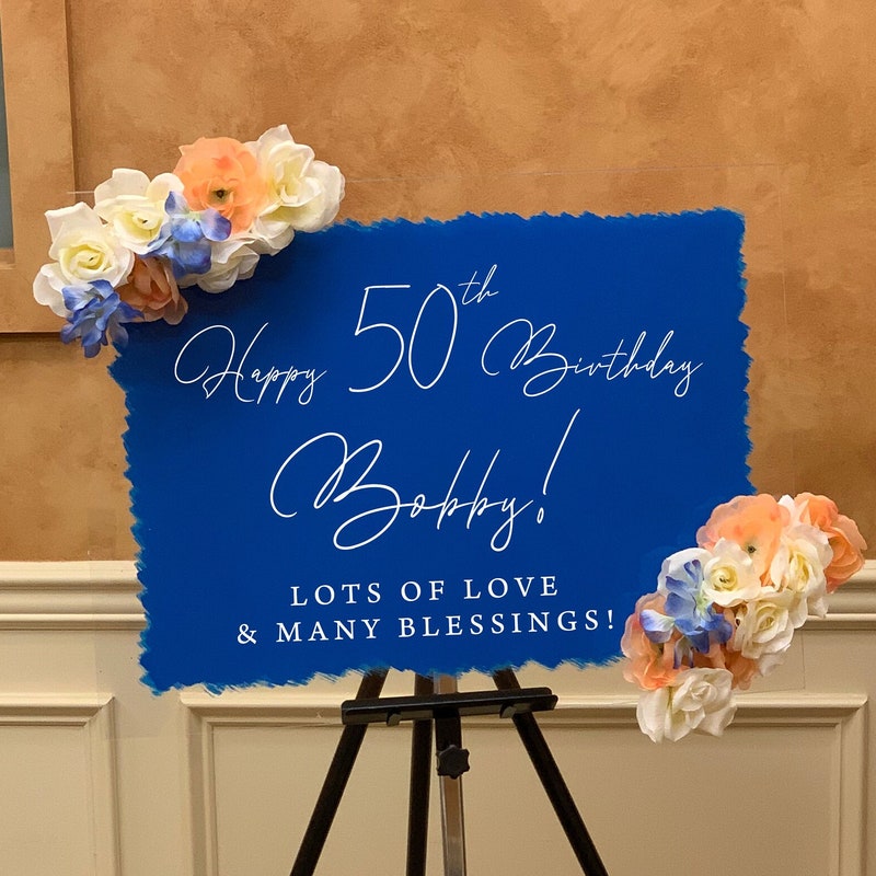 Birthday Name Sign - Etsy