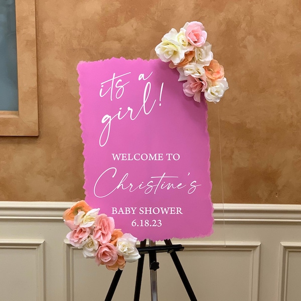 Pink Acrylic Sign - Etsy