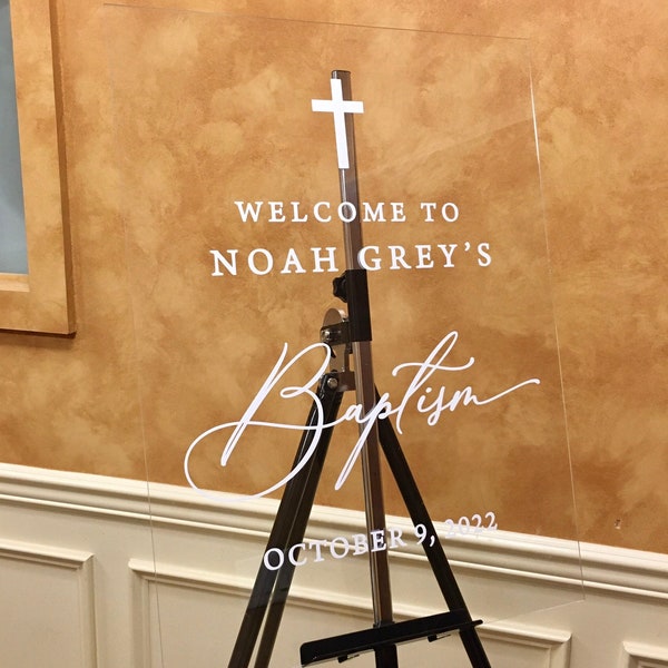Baptism Sign - Etsy