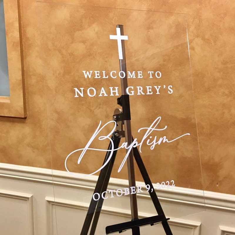 Baptism Sign - Etsy
