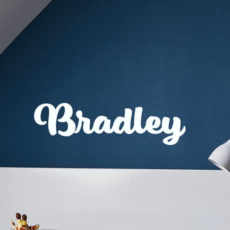 Vinyl Name Sticker - Etsy