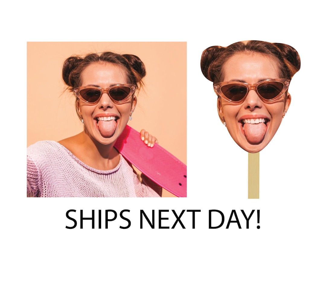 BIG Head Cutout / Printed Head on a Fan / Graduation Big Head / Funny ...