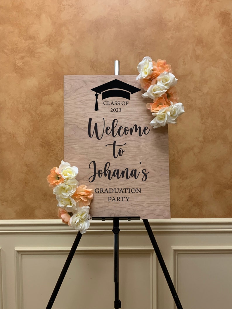 2023 Graduation Sign / Custom Graduation Welcome Sign / High - Etsy