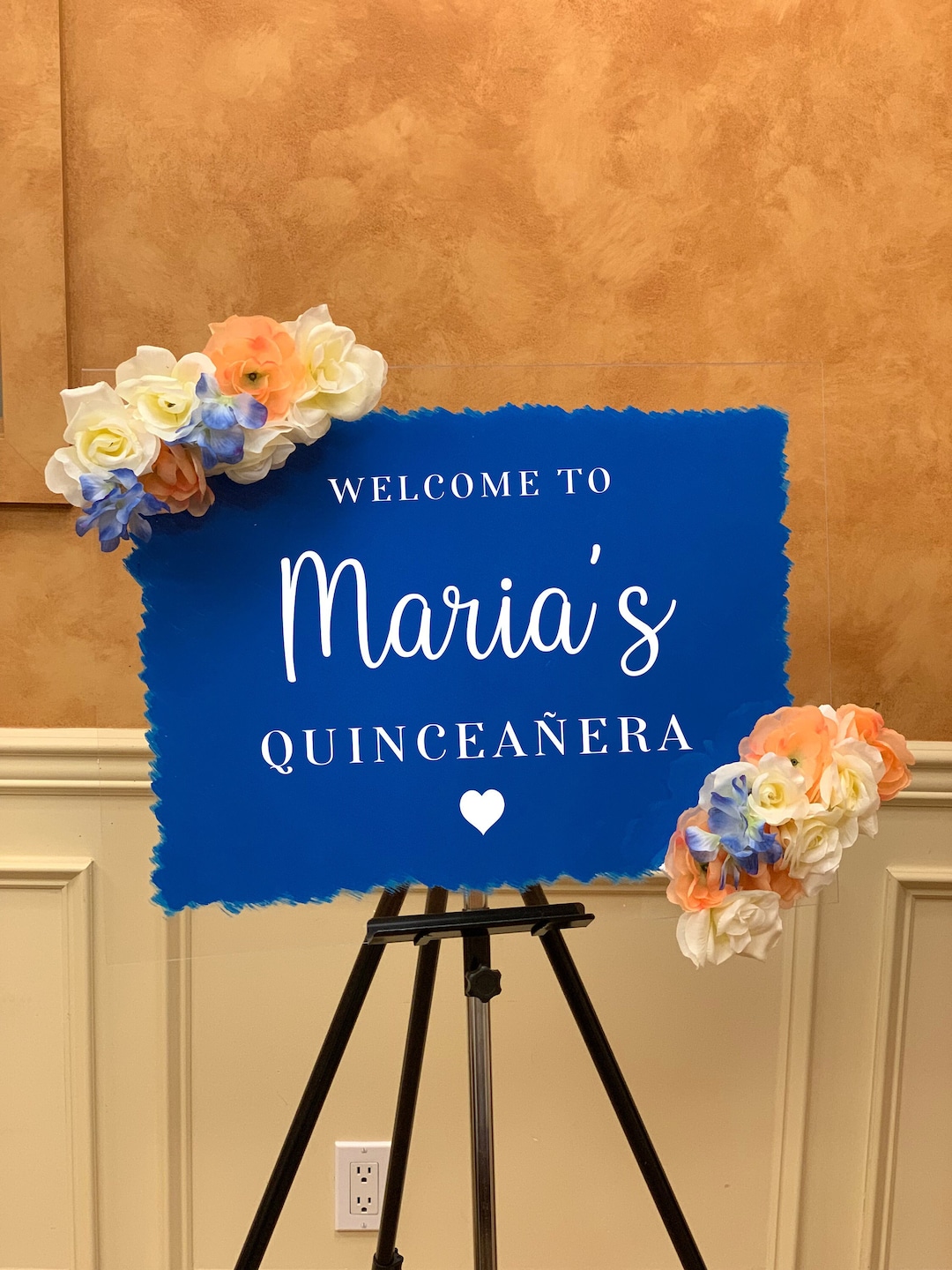 Acrylic Quinceañera Welcome Sign / Quinceanera Welcome Sign / Custom ...