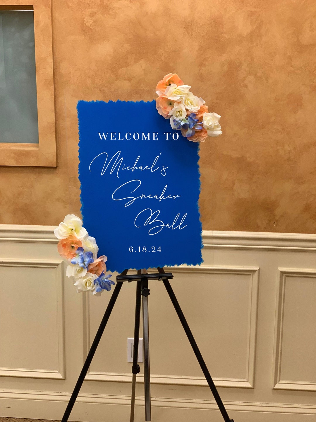 Sneaker Ball Welcome Sign / Custom Sneaker Ball Sign / Acrylic - Etsy