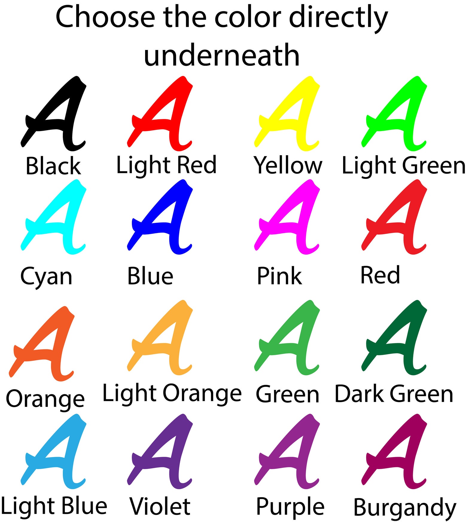 Custom Letters in EXTRA LARGE Vinyl Stickers / Name in Vinyl - Etsy