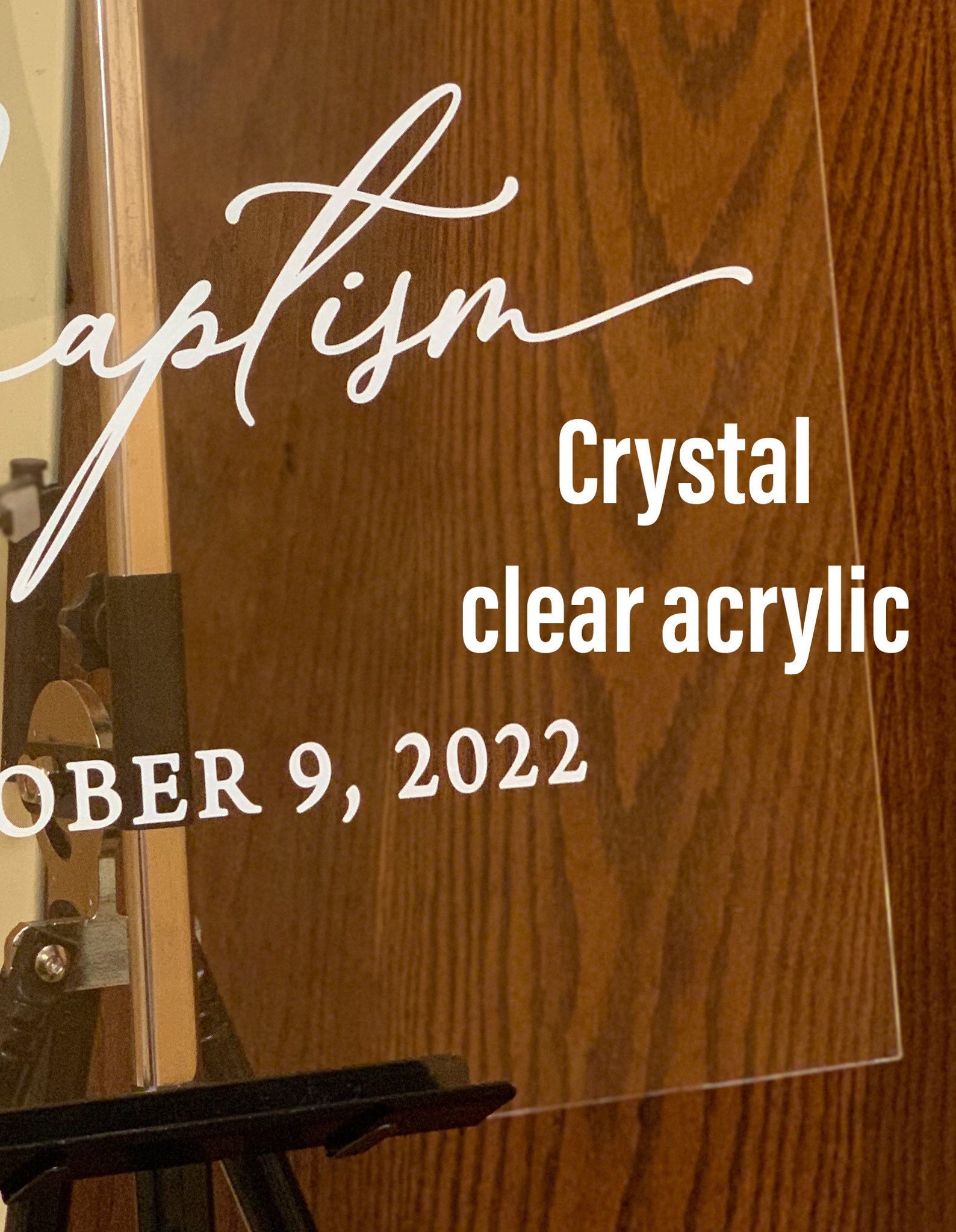 Baptism Welcome Sign / Acrylic Baptism Sign / Custom Baptism Sign ...