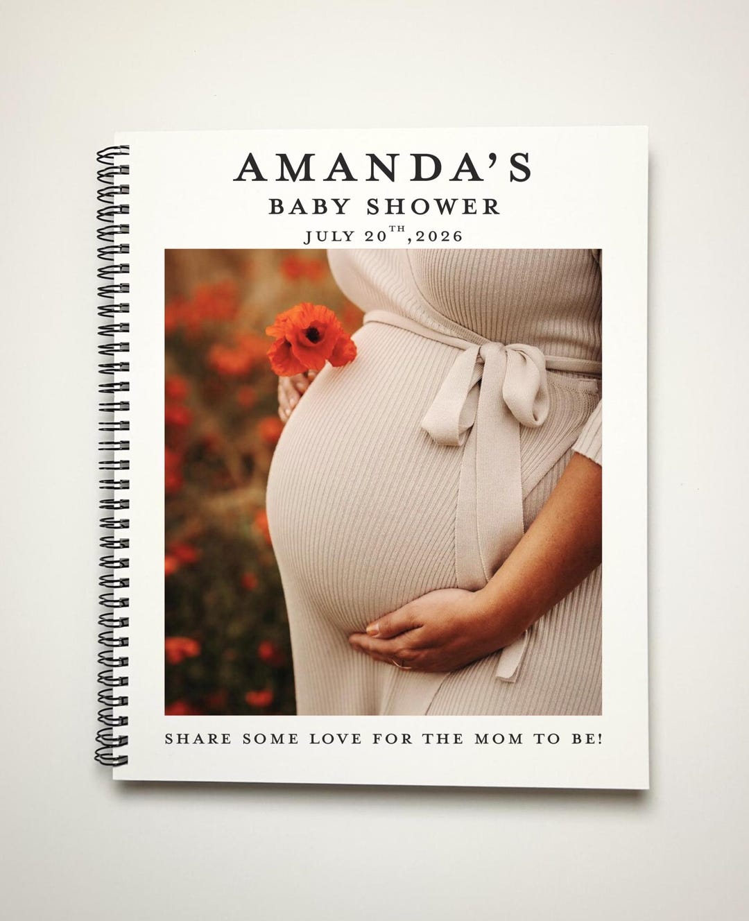 Baby Shower Advice Book / Guest Signature Book for Baby Shower / Advice ...
