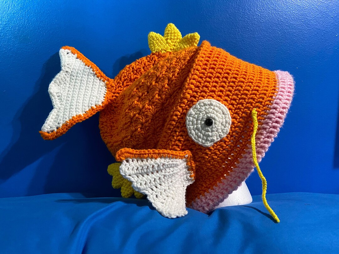 Crochet Magikarp Inspired Hat - Etsy