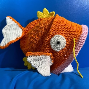 Crochet Magikarp Inspired Hat - Etsy
