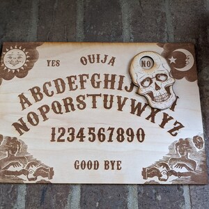Ouija Board | Personalized | Spirit Board With Planchette - Etsy