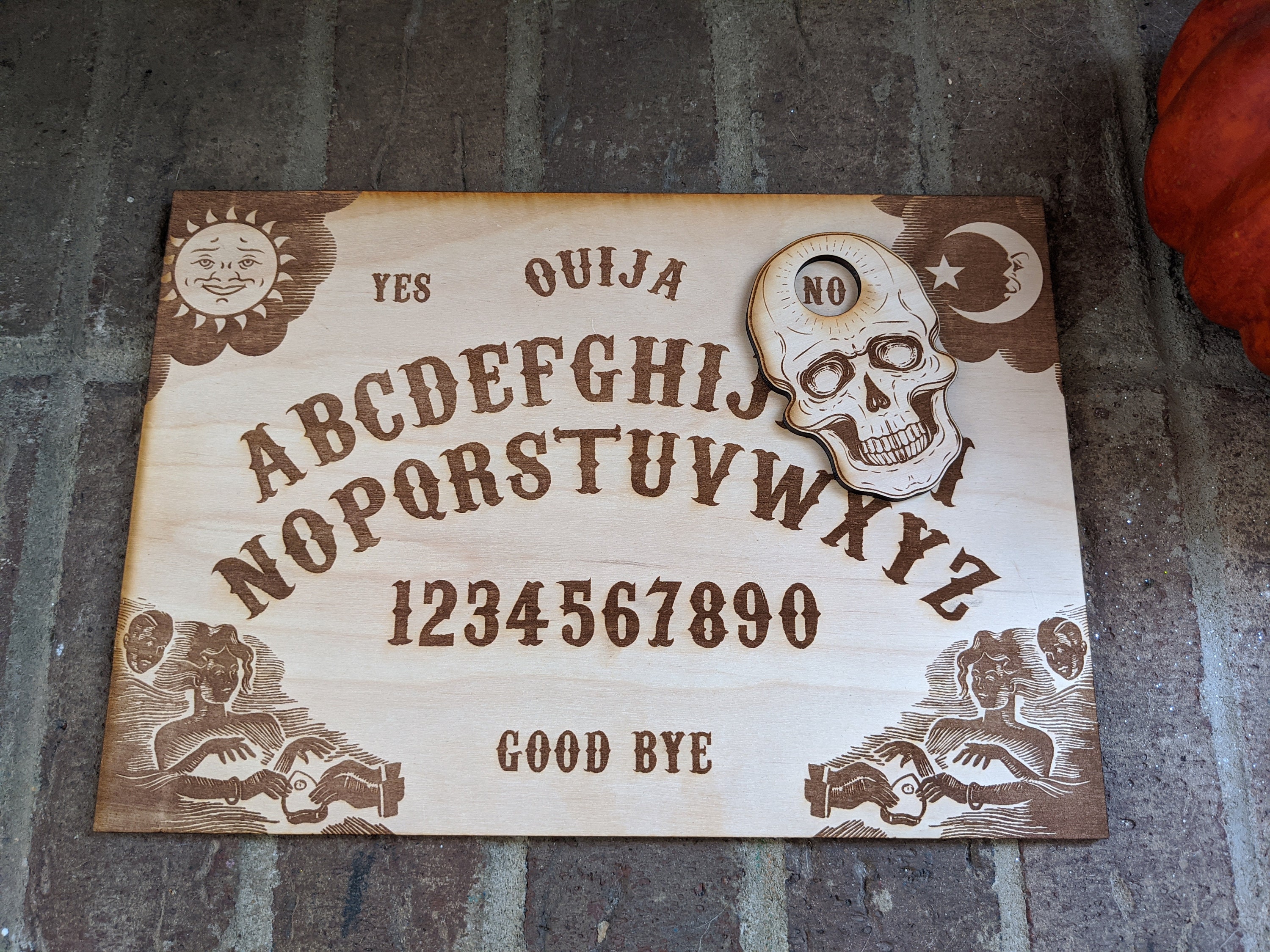 Ouija Board | Personalized | Spirit Board With Planchette - Etsy