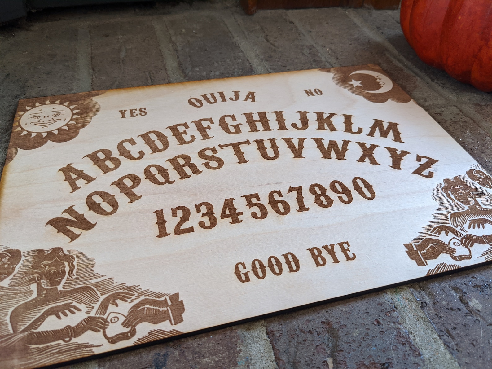 Ouija Board | Personalized | Spirit Board With Planchette - Etsy