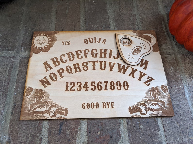 Ouija Board | Personalized | Spirit Board With Planchette - Etsy