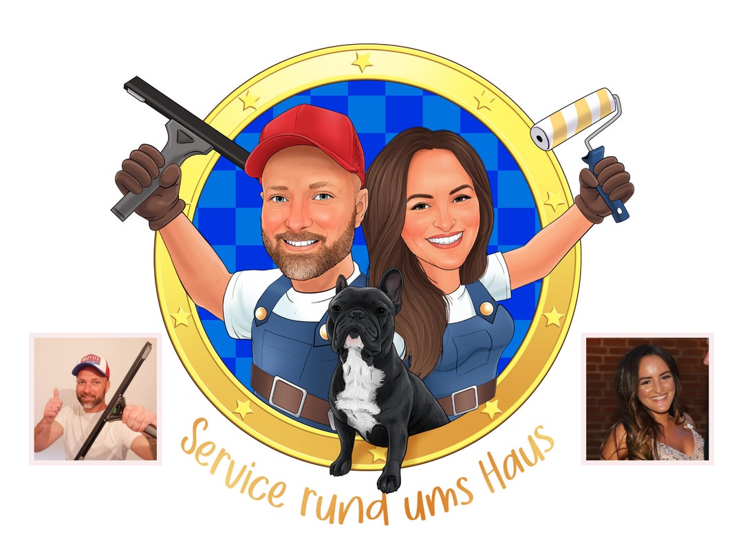 Personalized Cartoon Logo, Small Business Logo, Custom Logo Design - Etsy