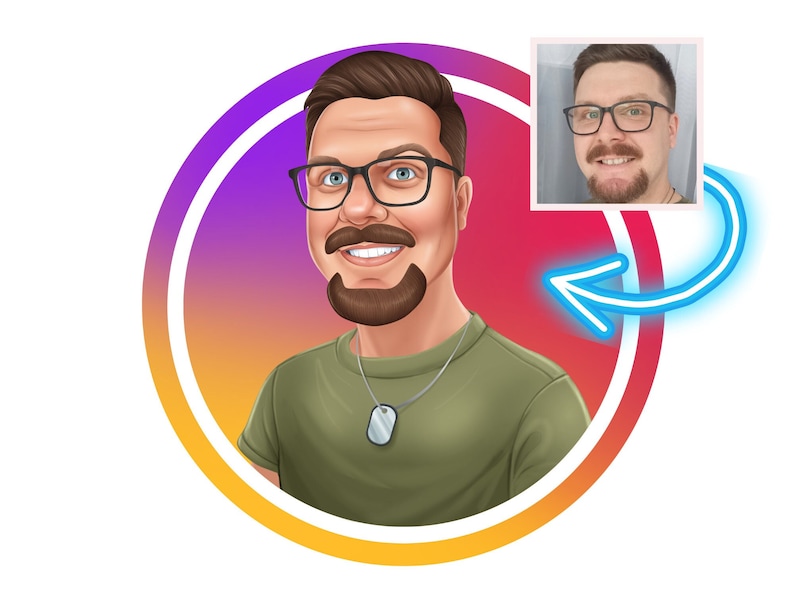 Instagram Avatar From Your Photo, Catroon Avatar, Twitch Avatar ...