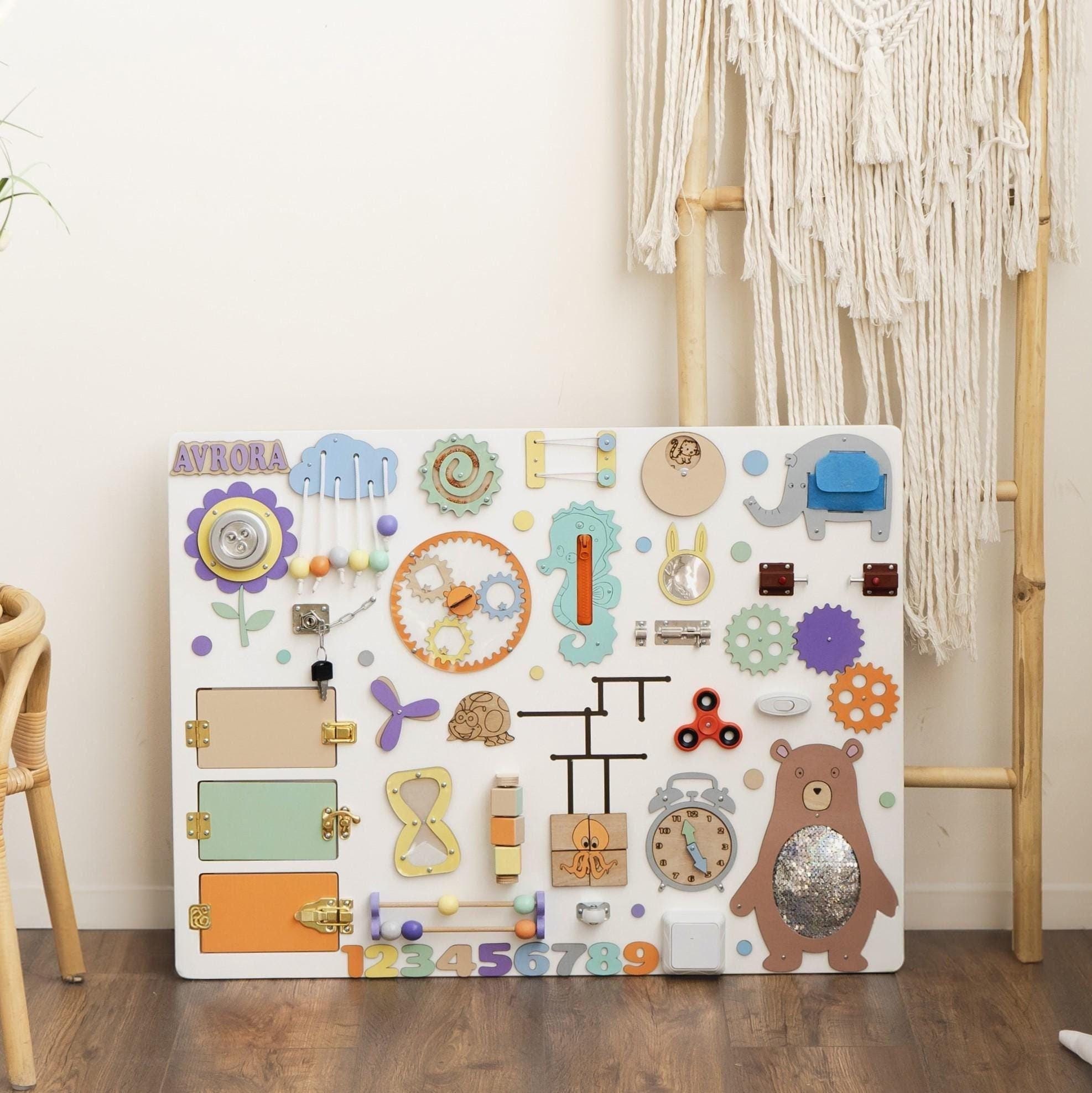 EXTRA LARGE Busy Board for Baby, Montessori Board, Sensory Board ...