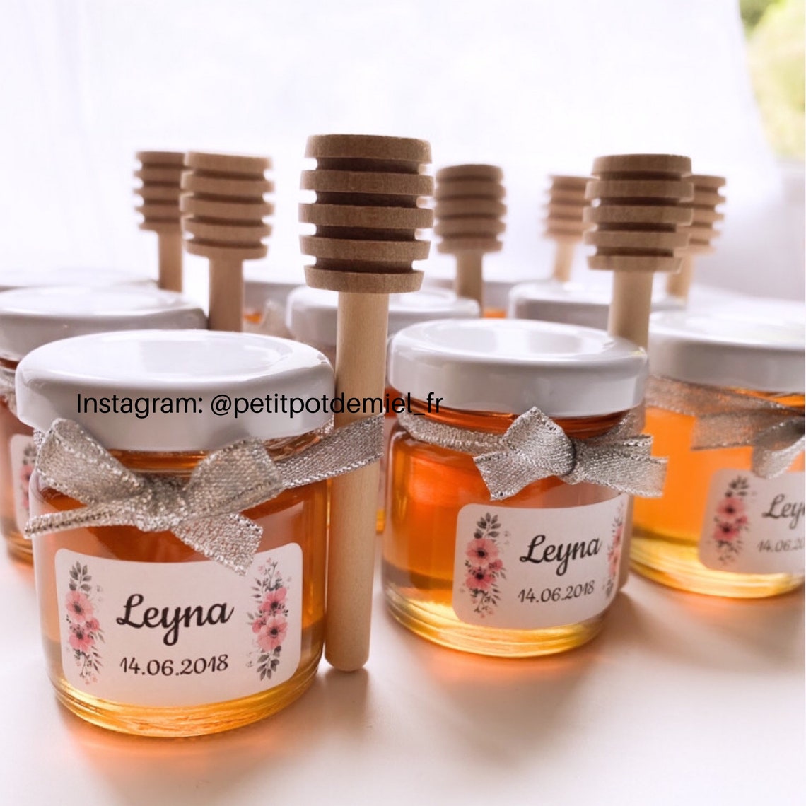 Petit pot de miel personnalisé | Etsy