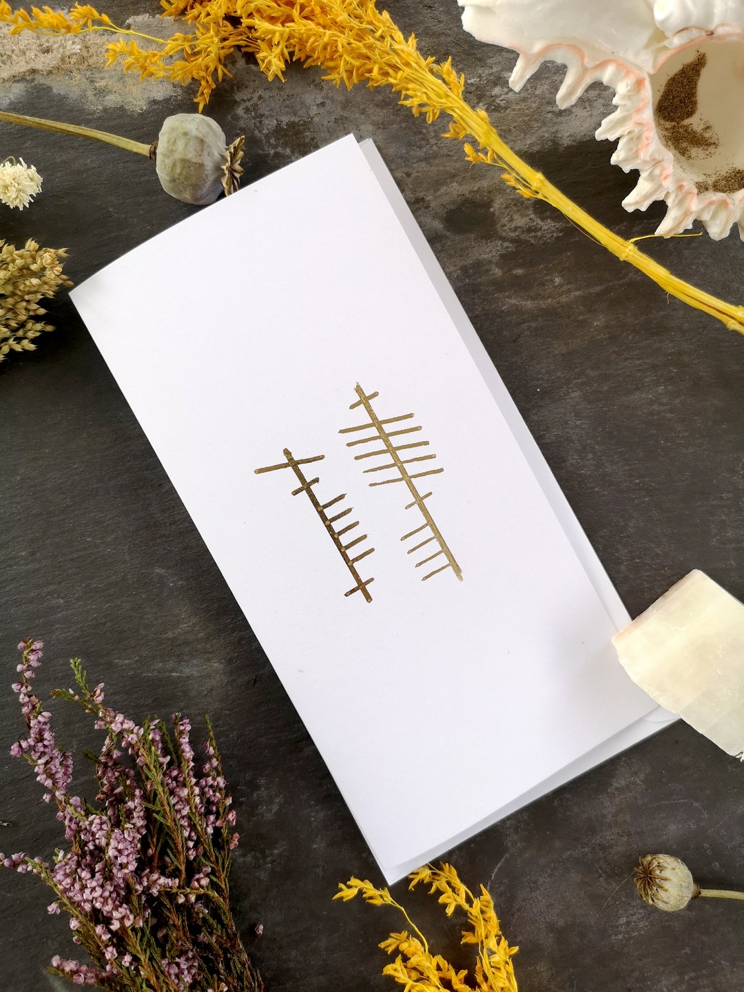 Anam Cara (soulmate) Ogham Inscription Greeting Card - Etsy