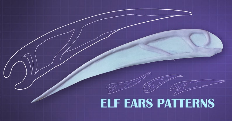 Patterns for Elf Ears Inspired by World of Warcraft Elves ( + Tutorial ...