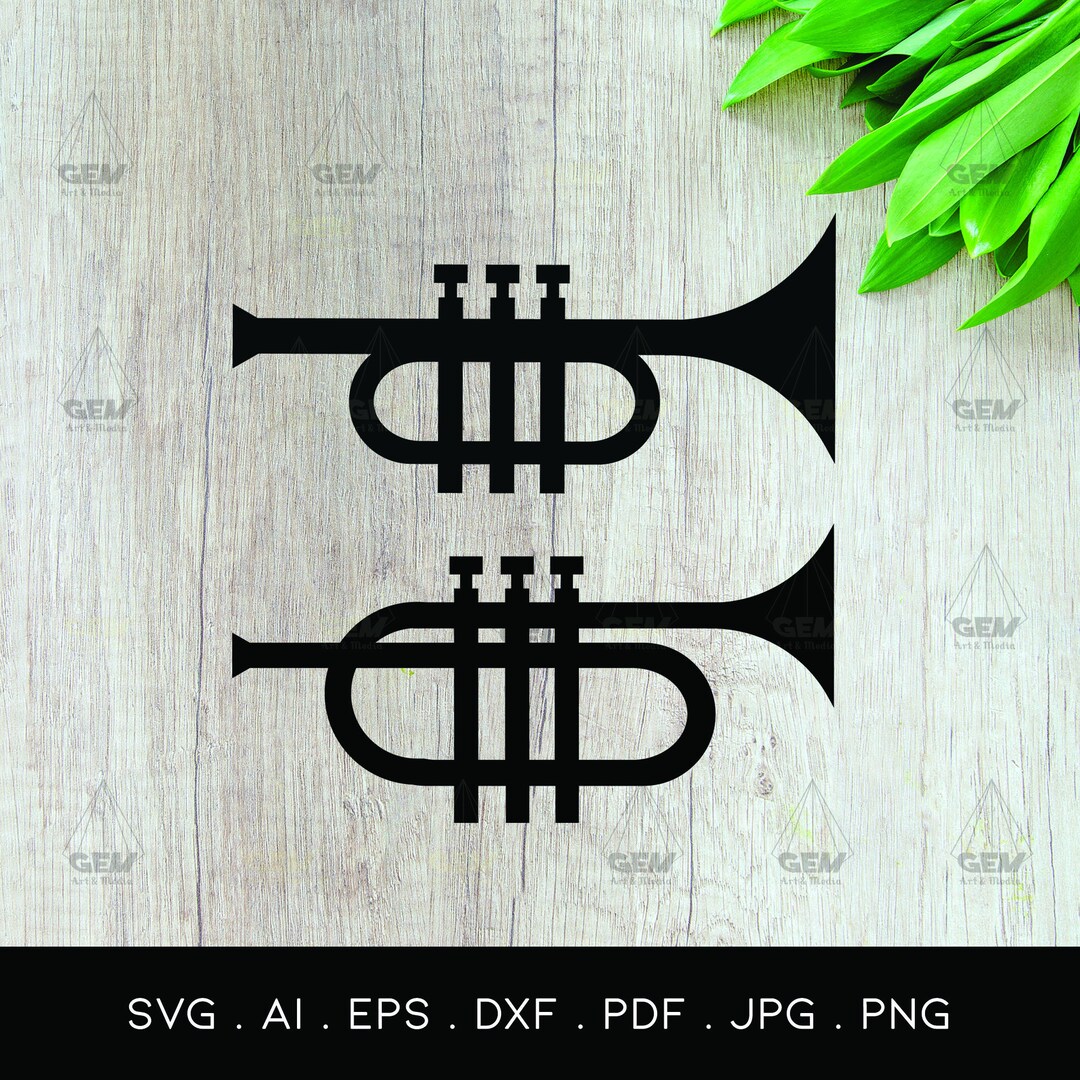 Trumpet SVG Music SVG Bundle instant Digital Download Cut File Svg, Ai ...