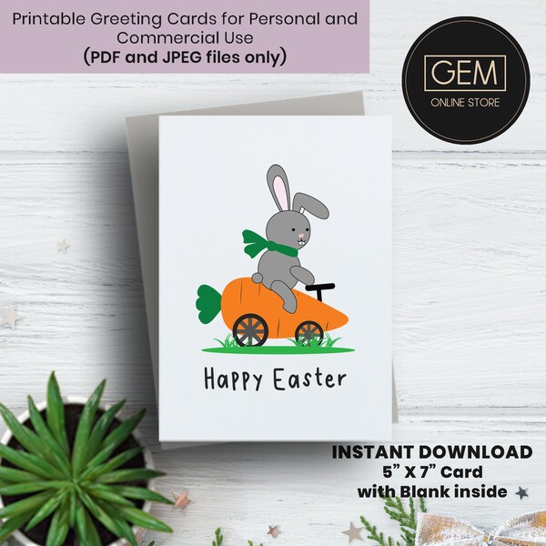 Happy Easter Card - Etsy