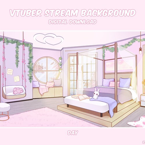 Vtuber Background Room Day Night Twitch Streamer Virtual - Etsy Australia