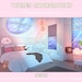 Vtuber Background Room Day Night | Twitch | Streamer Virtual Bedroom ...