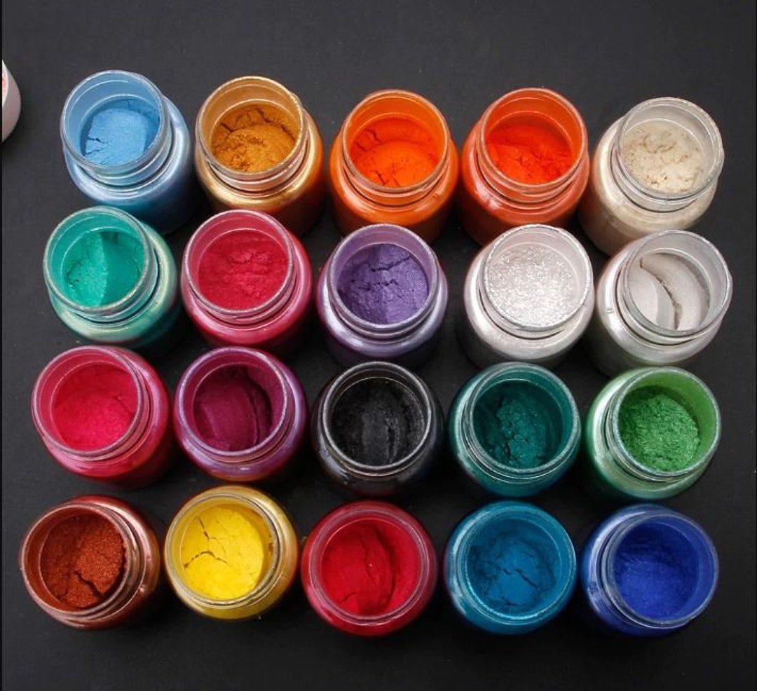 Natural Mica Powder Pearl 10g per Bottle Cosmetic Safe see Description ...