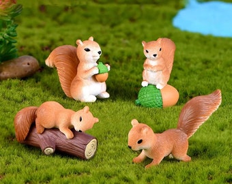 Squirrel Miniature | Etsy