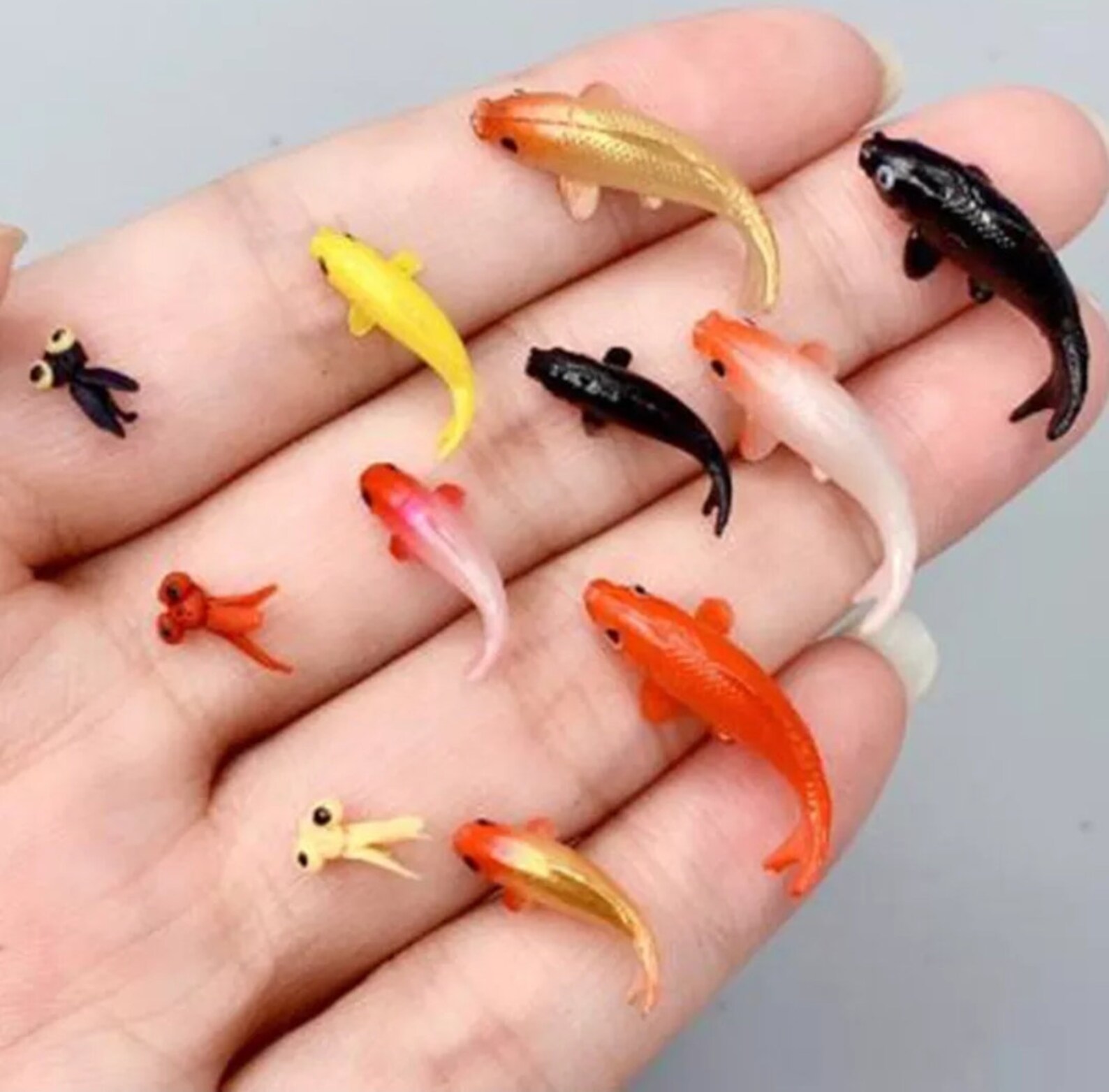 5pcs Miniature Fish for Aquarium Ornament Toy for Dollhouse - Etsy
