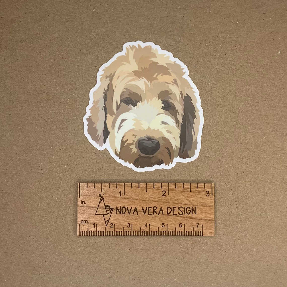 Labradoodle Dog Sticker for Hydro Flask or Laptop or Journal - Etsy