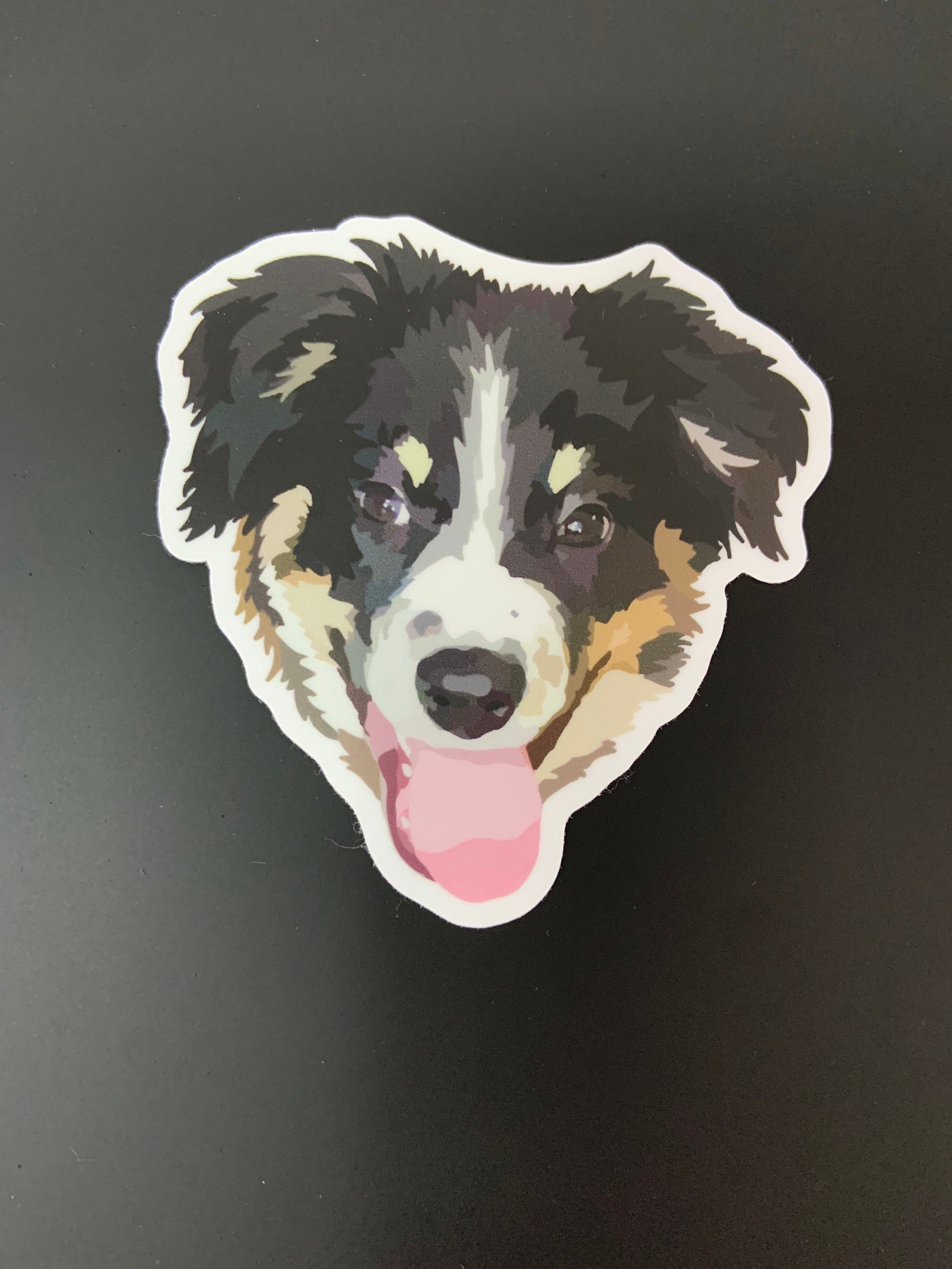 Australian Shepherd (aussie) Dog Vinyl Waterproof Sticker for Water ...